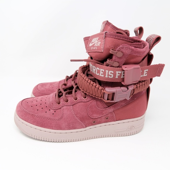 Nike | Shoes | Nike Womens Sf Af Air Force 1 Vintage Wine Aj170 | Poshmark